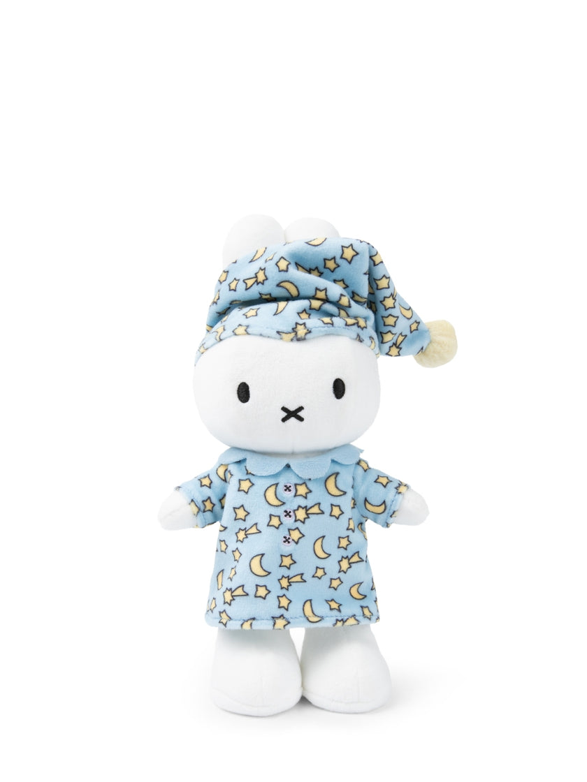 Miffy Standing Pyjama - 24 cm - 9.5'' | White / Blue – Bon Ton Toys