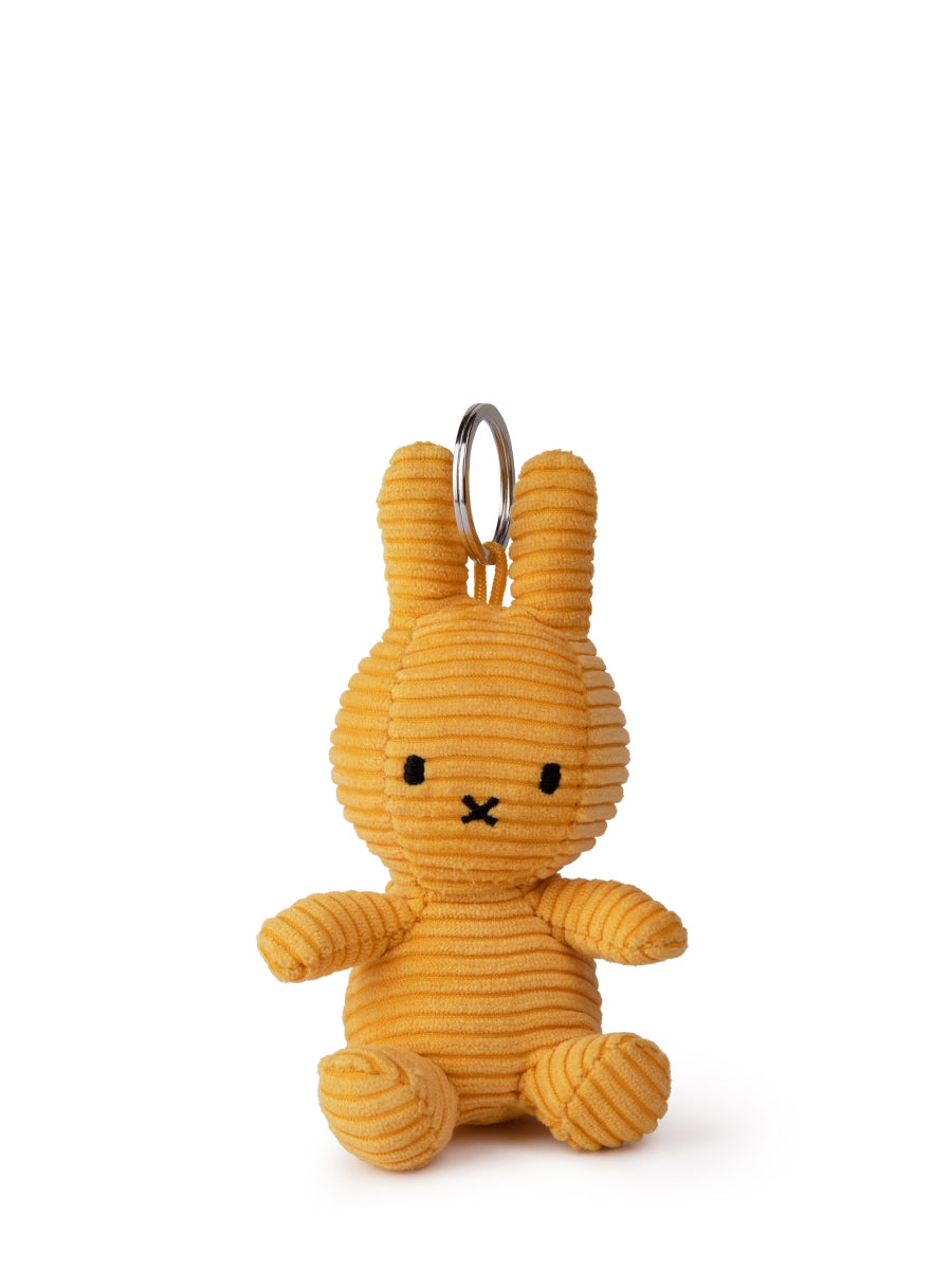 Miffy Keychain ECO Corduroy - 10 cm - 4 | Yellow – Bon Ton Toys