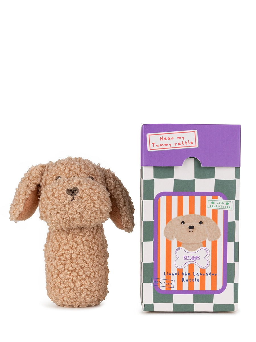 B.T. Chaps Lionel the Labrador rattle in giftbox ECO 12 cm - 5'' | Bei ...