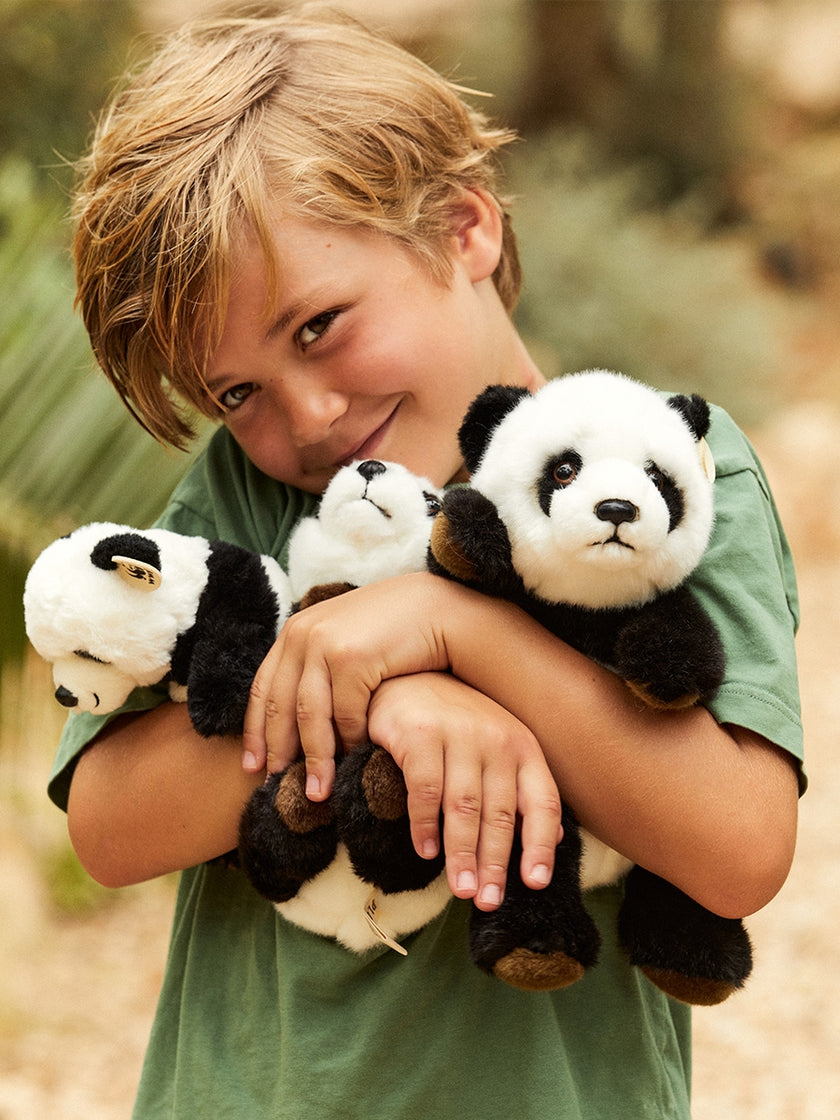 WWF Panda sitting - 15 cm - 6'' | Black / White – Bon Ton Toys